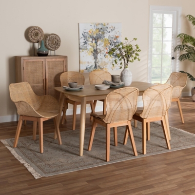 Click here for Bali & Pari Emmali Solid Dining Table with 4 Side... prices