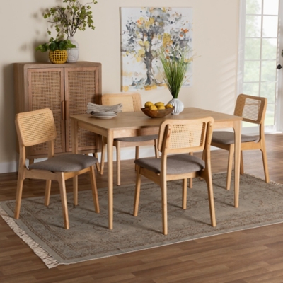 Click here for Baxton Studio Dannon Dining Table and 4 Chairs  Gr... prices