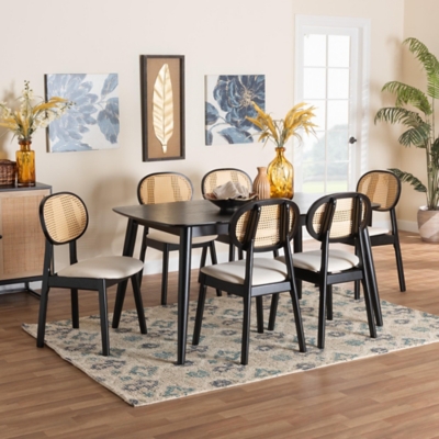 Click here for Baxton Studio Darrion Dining Table and 6 Chairs  C... prices