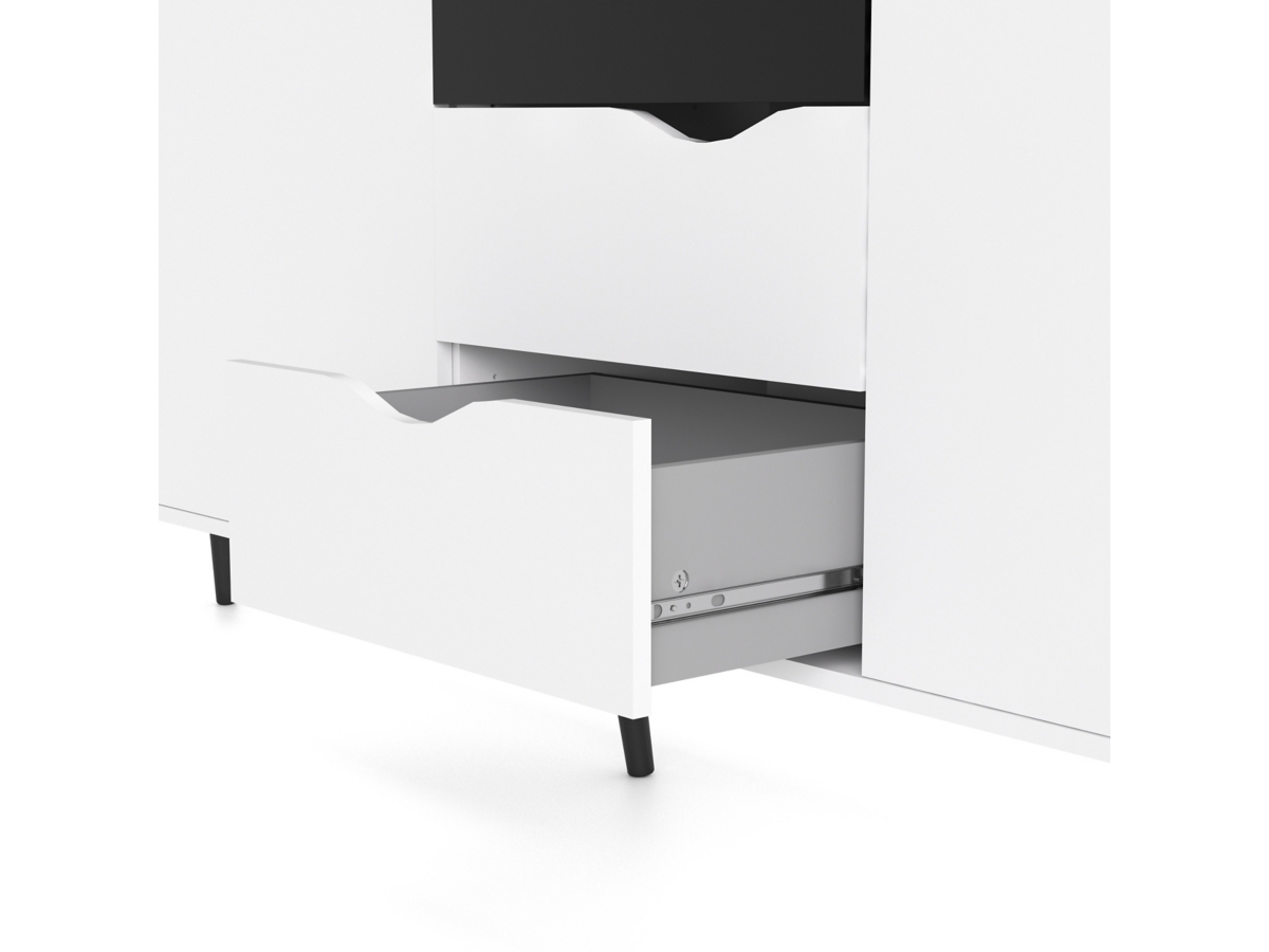 Diana Tvilum Sideboard with 3 Doors and 3 Drawers Ashley