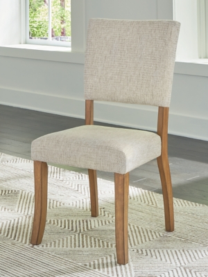 Click here for Rybergston Dining Chair  Light Brown prices