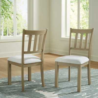 Click here for Calmoro Dining Chair  Off White/Gray prices