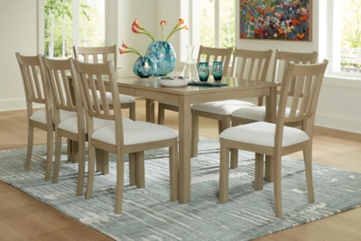 Calmoro Dining Table and 8 Chairs | Ashley