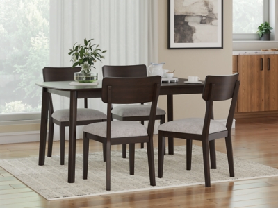 Click here for Dantenton Dining Table and 4 Chairs (Set of 5)  Me... prices