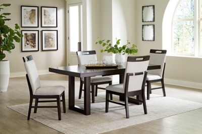 Click here for Neymorton Dining Table and 4 Chairs  Dark Grayish... prices