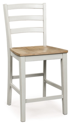 Click here for Westlinport Counter Height Barstool  Antique White... prices