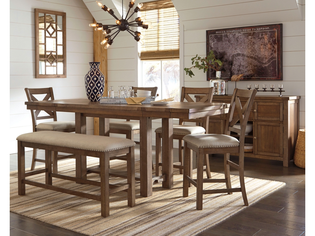 Ashley dining table with storage store