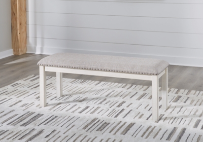 Click here for Robbinsdale 48 Dining Bench  Antique White prices