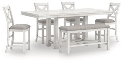 Click here for Robbinsdale Counter Height Dining Table and 4 Bars... prices