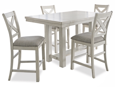 Robbinsdale Counter Height Dining Table and 4 Barstools | Ashley