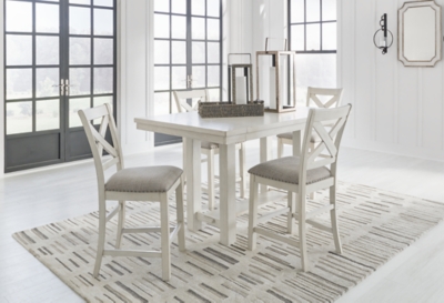 Robbinsdale Counter Height Dining Table and 4 Barstools | Ashley