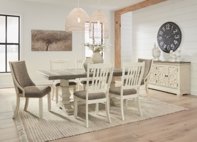 Click here for Bolanburg Dining Table and 6 Chairs with Storage... prices