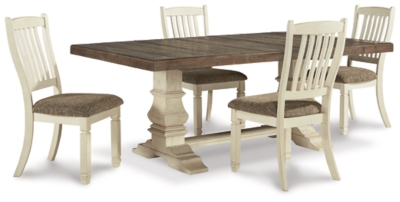 Click here for Bolanburg Dining Table and 4 Chairs  Antique White prices