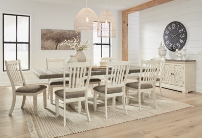 Click here for Bolanburg Dining Table and 8 Chairs with Storage... prices