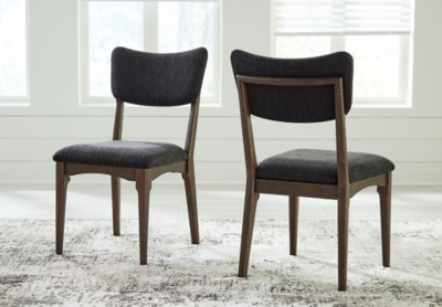 Click here for Korestone Dining Chair  Black/Dark Brown prices