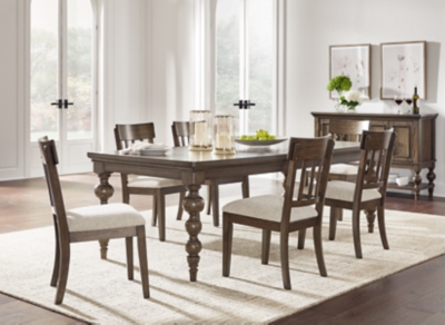 Click here for Veramond Dining Table and 6 Chairs with Storage  D... prices