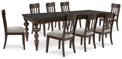 Click here for Veramond Dining Table and 8 Chairs  Dark Brown prices