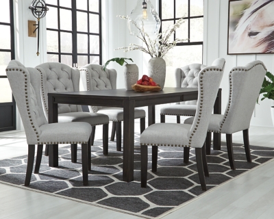 Click here for Jeanette Parsons-Style Dining Table  Black  Wood prices