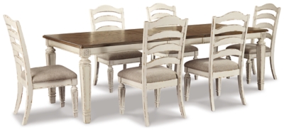 Click here for Realyn Dining Table and 6 Chairs  Chipped White prices