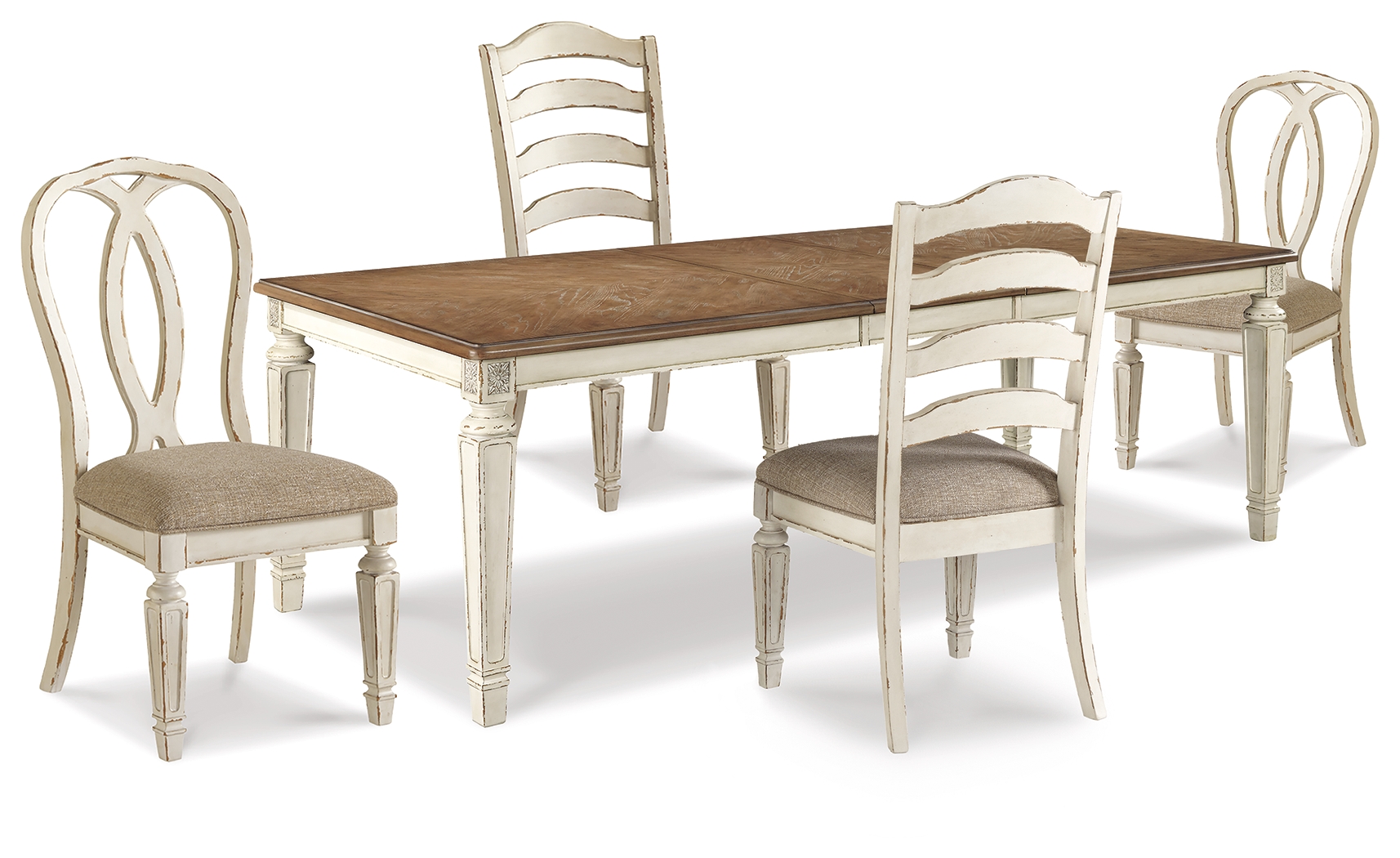 Realyn Dining Table and 4 Chairs – Ashley Homestore Furniture - India