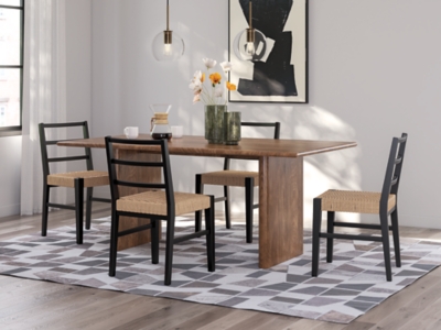 Click here for Isanti Dining Table and 4 Chairs  Light Brown prices