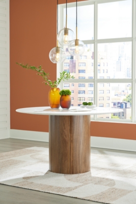 Ashley marble dining table store