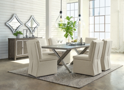 Click here for Krystanza Dining Table and 6 Chairs with Storage... prices
