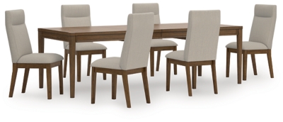 Click here for Roanhowe Dining Table and 6 Chairs  Brown prices