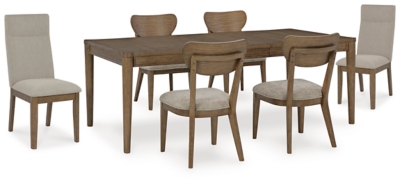 Click here for Roanhowe Dining Table and 6 Chairs  Brown prices