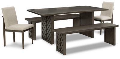 Click here for Arkenton Dining Table and 2 Chairs and 2 Benches... prices
