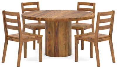 Click here for Dressonni Dining Table and 4 Chairs  Brown prices