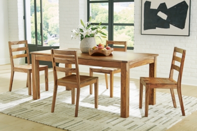 Click here for Dressonni Dining Table and 4 Chairs  Brown prices