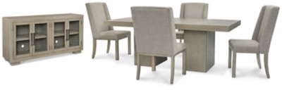 Click here for Fawnburg Dining Table and 4 Chairs with Storage  G... prices