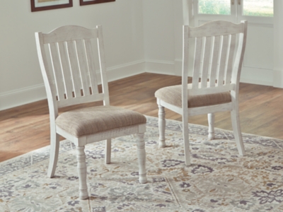 Click here for Havalance Upholstered Dining Chair  White prices