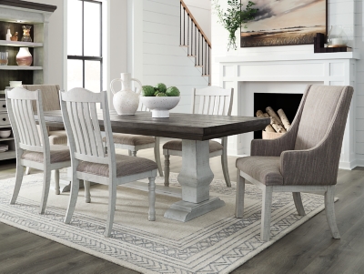Click here for Havalance Dining Table and 6 Chairs  White/Gray prices