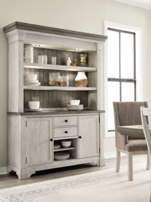 Click here for Havalance Buffet and Hutch  White/Gray prices