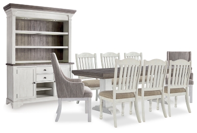 Click here for Havalance Dining Table and 8 Chairs with Storage... prices