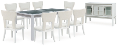 Click here for Chalanna Dining Table and 8 Chairs with Storage  W... prices