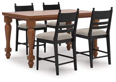 Click here for Chadworth Counter Height Dining Table and 4 Barsto... prices