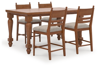 Click here for Chadworth Counter Height Dining Table and 4 Barsto... prices