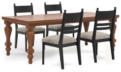 Click here for Chadworth Dining Table and 4 Chairs  Brown prices