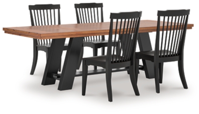 Click here for Chadworth Dining Table and 4 Chairs  Brown prices