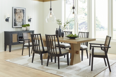 Click here for Galliden Dining Table and 6 Chairs with Storage  L... prices