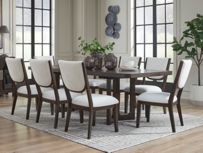 Click here for Breckington Dining Table and 8 Next-Gen Nuvella™ P... prices