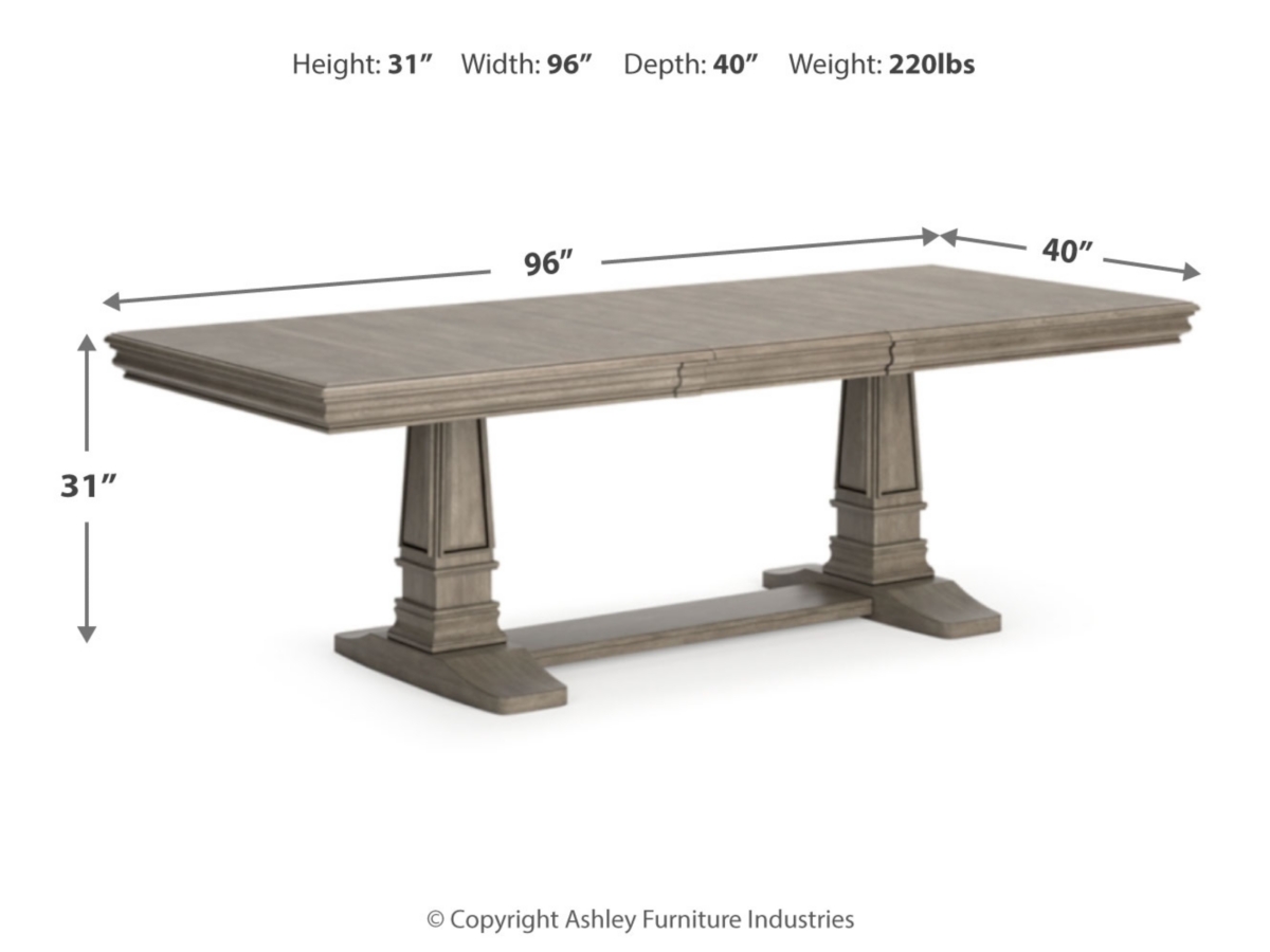 Lexorne Dining Extension Table Ashley