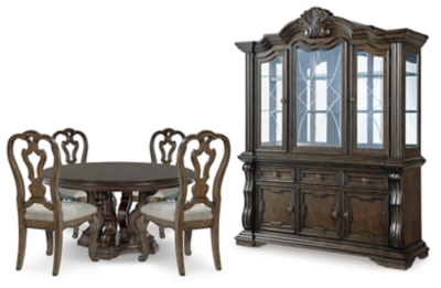Click here for Maylee Dining Table and 4 Chairs with Storage  Dar... prices