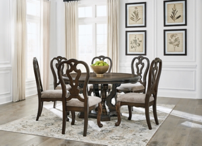 Click here for Maylee Dining Table and 6 Chairs  Dark Brown prices
