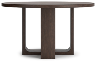 Click here for Neo Round Dining Room Table  Rich Brown  Wood prices