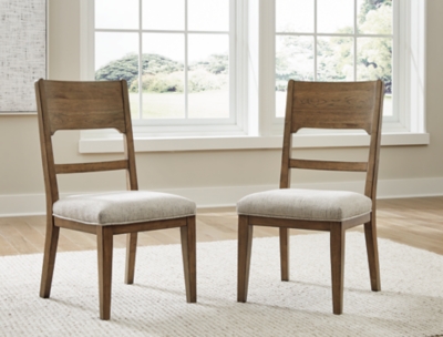 Click here for Cabalynn Dining Side Chair  Oatmeal/Light Brown prices