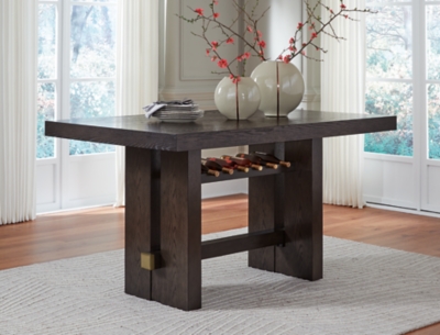 Click here for Burkhaus Counter Height Dining Table  Dark Brown... prices
